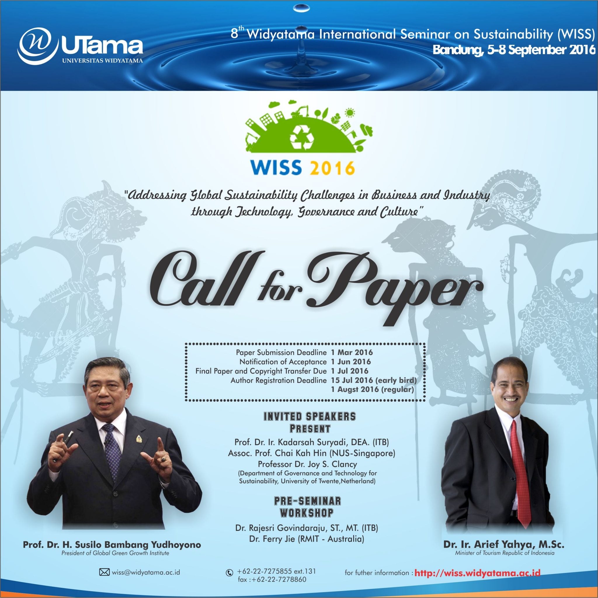 Universitas Widyatama Gelar WISS 2016 - Universitas Widyatama