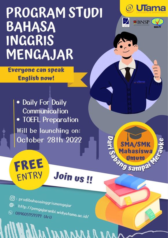 Program Studi Bahasa Inggris Mengajar - Universitas Widyatama